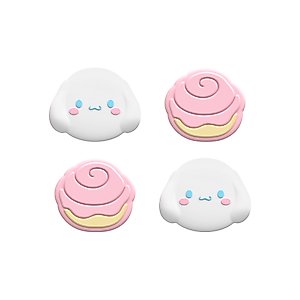 Yocore Switch Thumb Grip Caps,Soft Silicone Thumb Grips,Analog Soft Silicone Joystick Caps Stick Caps for Switch/OLED/Switch Lite,4 Pcs-DEG