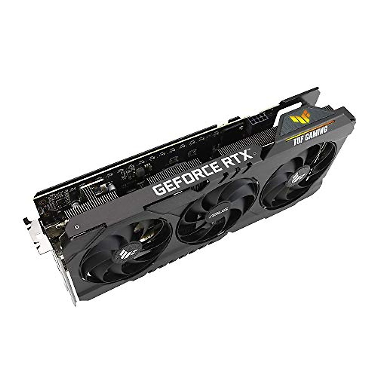ASUS TUF Gaming NVIDIA GeForce RTX 3060 Ti OC Edition Graphics Card (PCIe 4.0, 8GB GDDR6, HDMI 2.1 , DisplayPort 1.4a, Dual Ball Fan Bearings, Military-Grade Certification, GPU Tweak II), Black