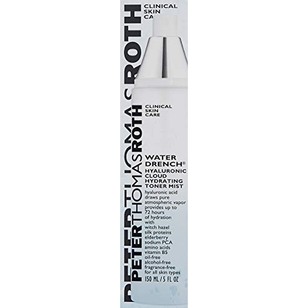 Peter Thomas Roth Water Drench Hyaluronic Cloud Hydrating Toner Mist with Witch Hazel, Up to 72 Hours of Hydration, Helps Reduce the Look of Fine Lines, Wrinkles and Pores