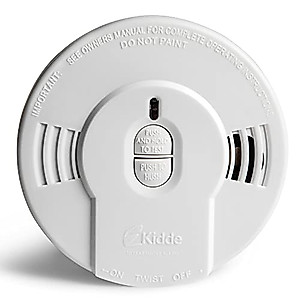 Kidde Smoke Detector, 10-Year Battery, LED Indicators, Replacement Alert, Test-Reset Button, 36 Pack