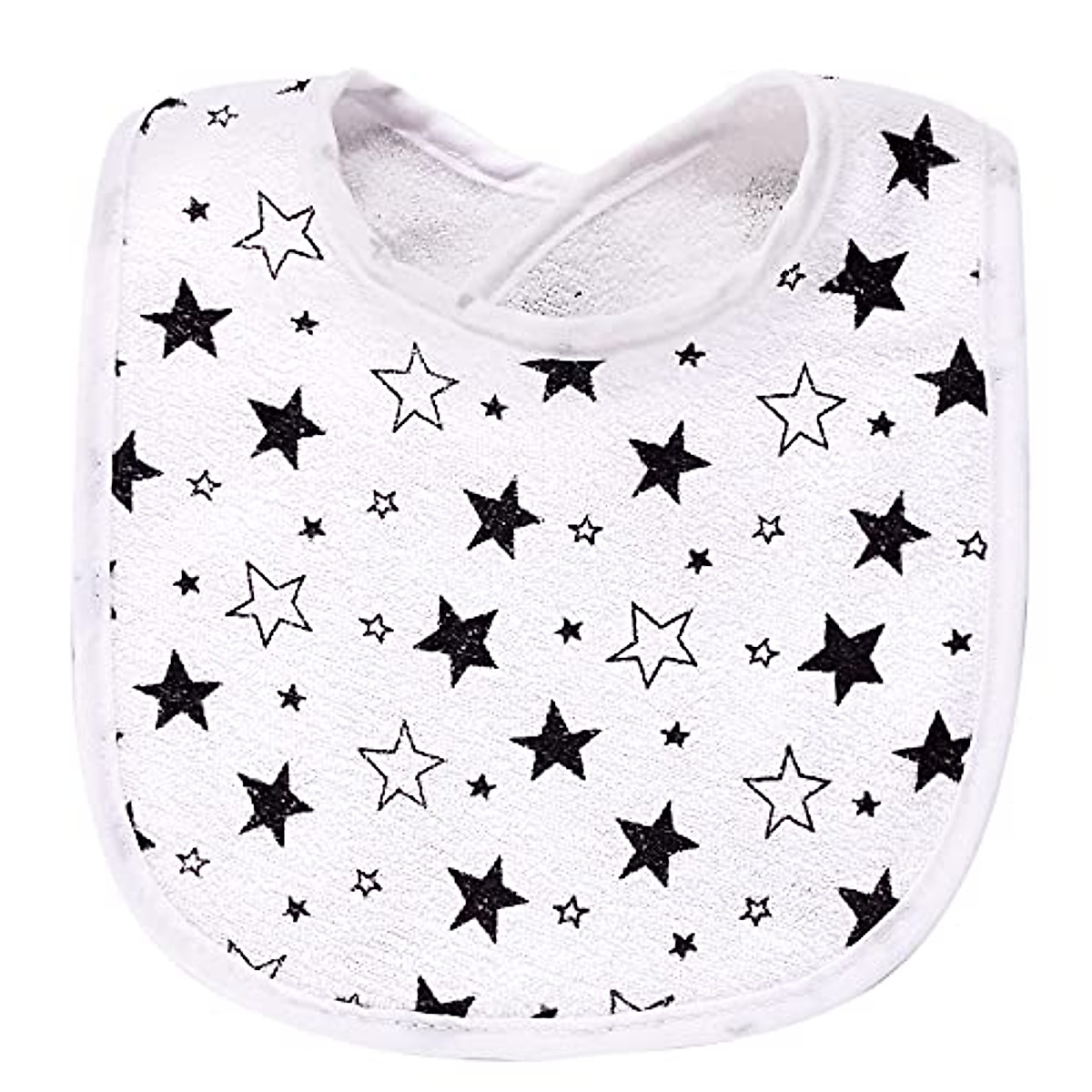 Hudson Baby Unisex Baby Cotton and Polyester Bibs, Moon And Back, One Size