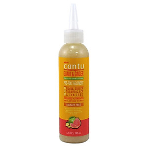 Cantu Guava & Ginger Pre-Poo Treatment 6 Ounce (180ml) (Pack of 3)