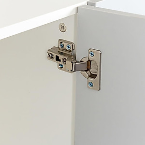 Yone jx je Living Room Sideboard Storage Cabinet Black High Gloss with LED Light, Modern Kitchen Unit Cupboard Buffet Wooden Storage Display Cabinet TV Stand with 3 Doors for Hallway Dining Room