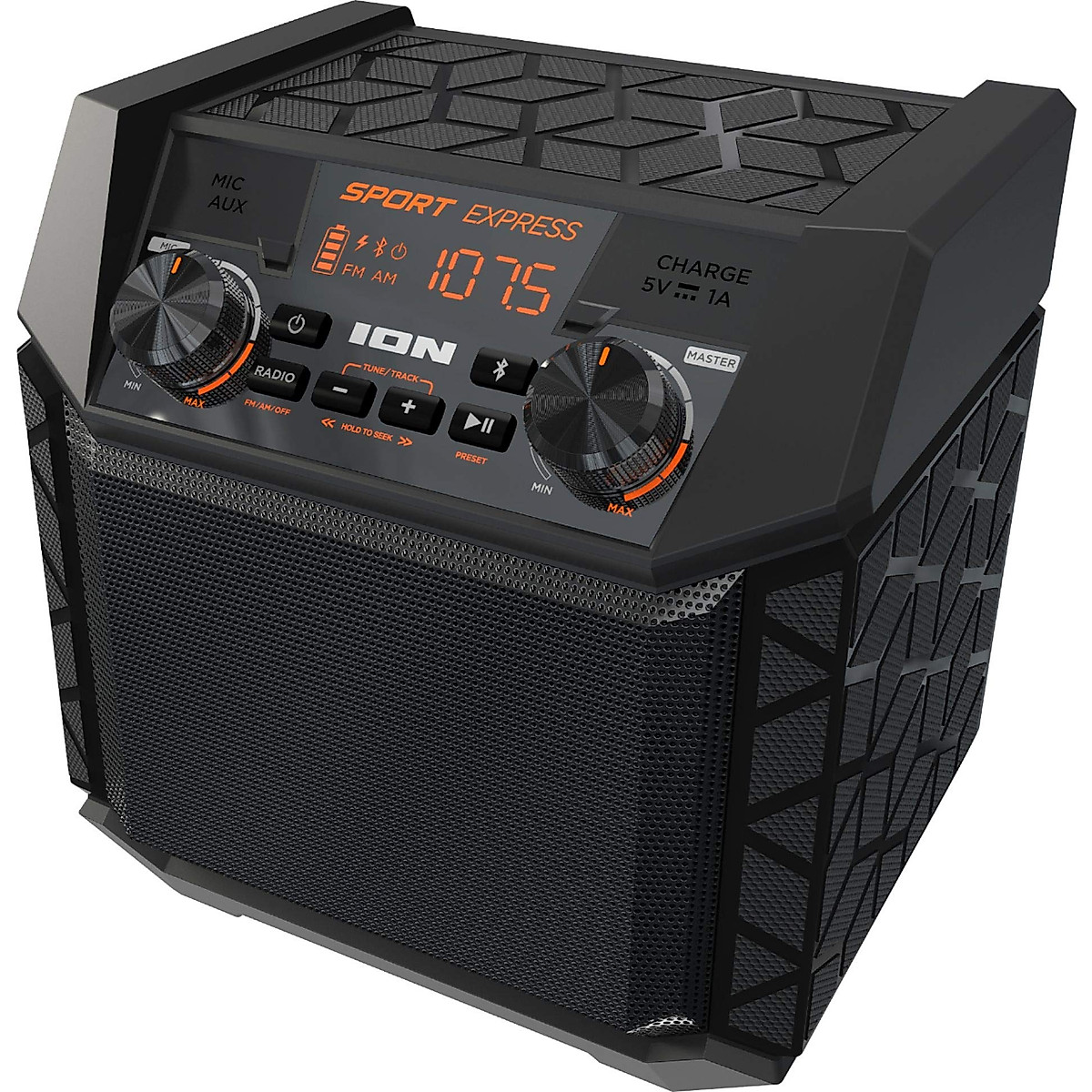 ION Audio Sport Go Tailgate Ultra-Portable Rugged Bluetooth PA Speaker System (Renewed)