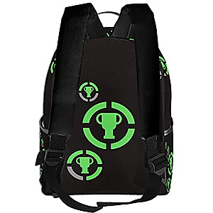 Woidxzxza Game Theory Level Official Logo Gift Idea For Game Nerds School Bag Student Backpack Lightweight Cycling Travel Bag Outdoor Backpack For Boys Girls, One Size