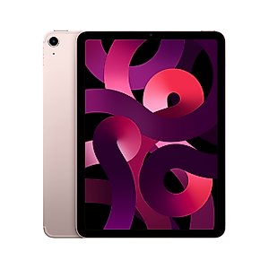 2022 Apple iPad Air (10.9-inch, Wi-Fi + Cellular, 64GB) - Pink (Renewed)