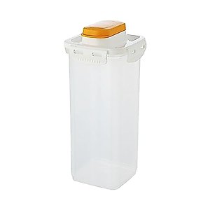 figatia Washing Powder Storage Box Clear Airtight Laundry for Pet Food Kitchens Oatmeal