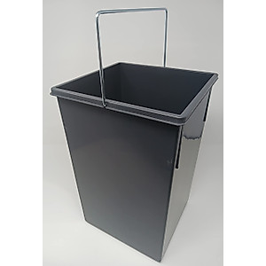 Kitchen Inventions 15 Liter Replacement Waste Bin with Handle for Hailo Easy Cargo 30 Pullout Unit