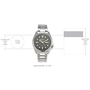 Seiko 5 Sports Automatic 100m Black Dial Watch SRPE57K1