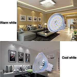 ukzboss mr16 led Bulb dimmable 120v 110V 5w 2700K Warm White Soft White Spot Light Equivalent to 50w Halogen Bulb for Tracking Light MR16 Fixture
