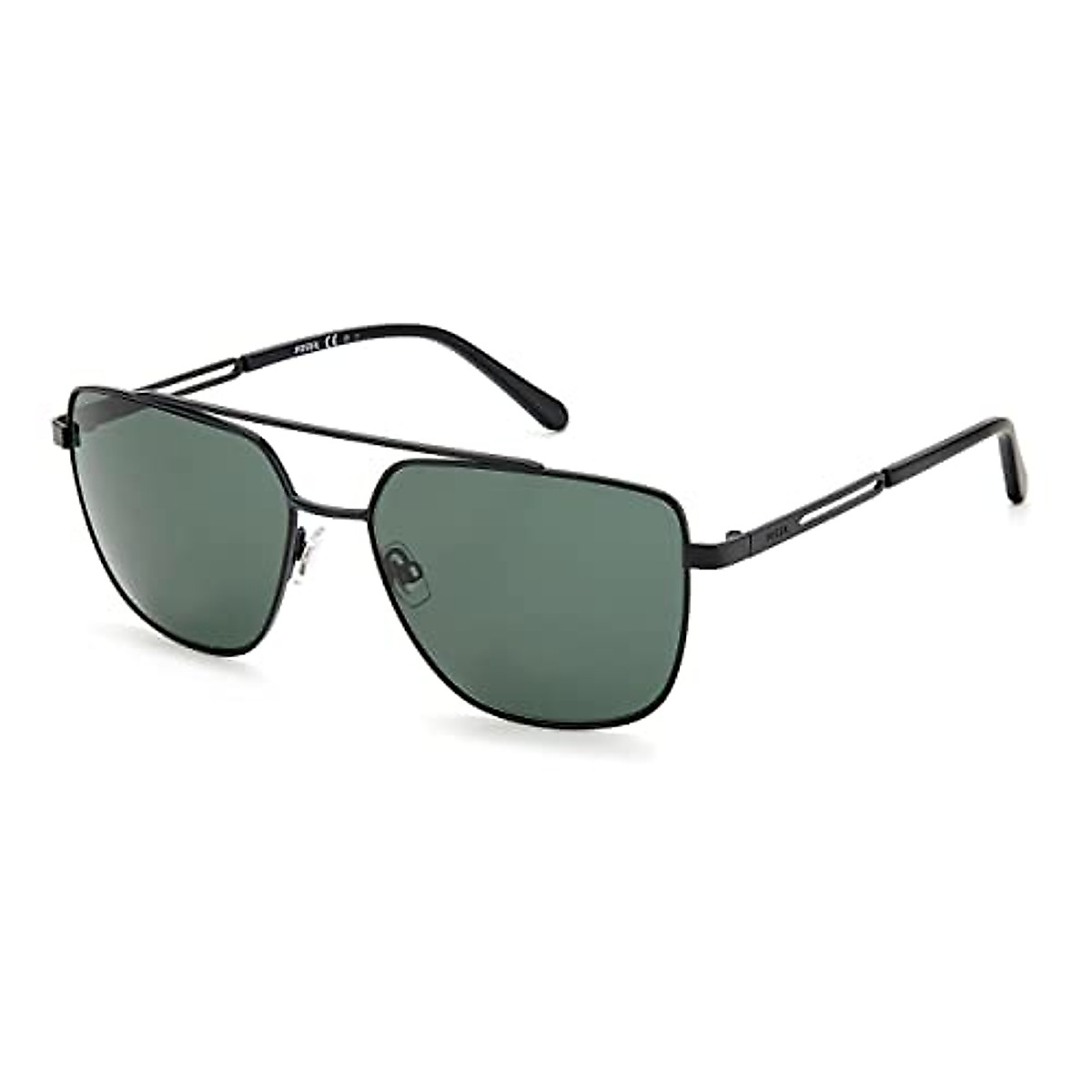 Fossil Men's Male Sunglasses Style FOS 3129/G/S Square, Matte Ruthenium/Gray, 59mm, 17mm