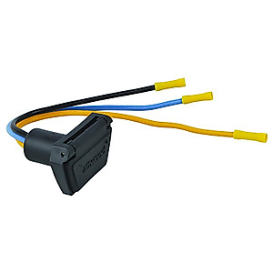attwood 7622-7 3-Wire 12V/24V Trolling Motor Connector, 10 Gauge, Multiple, One size