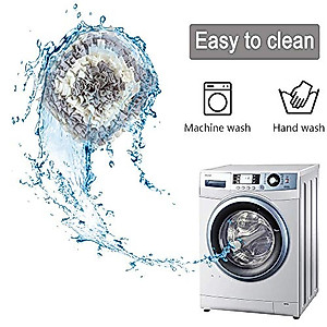 LIVEKEY Pet Snuffle Mat for Dogs, Dog Feeding Mat, Nosework Training Mats for Foraging Instinct Interactive Puzzle Toys (Gray&White) (Gray&White)