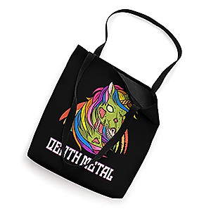 Death Metal Unicorn Magical Goth Genre Music Trick Or Treat Tote Bag