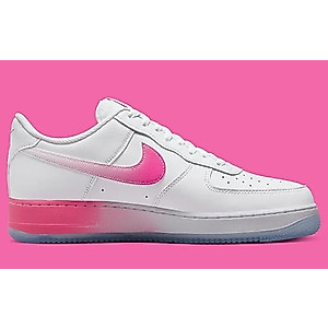Nike Men's Air Force 1 07 PRM White/Lotus Pink-Yellow Gold (FD0778 100) - 11