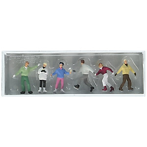 10315 Sports & Recreation Ice Skaters pkg(6) HO Scale Figure