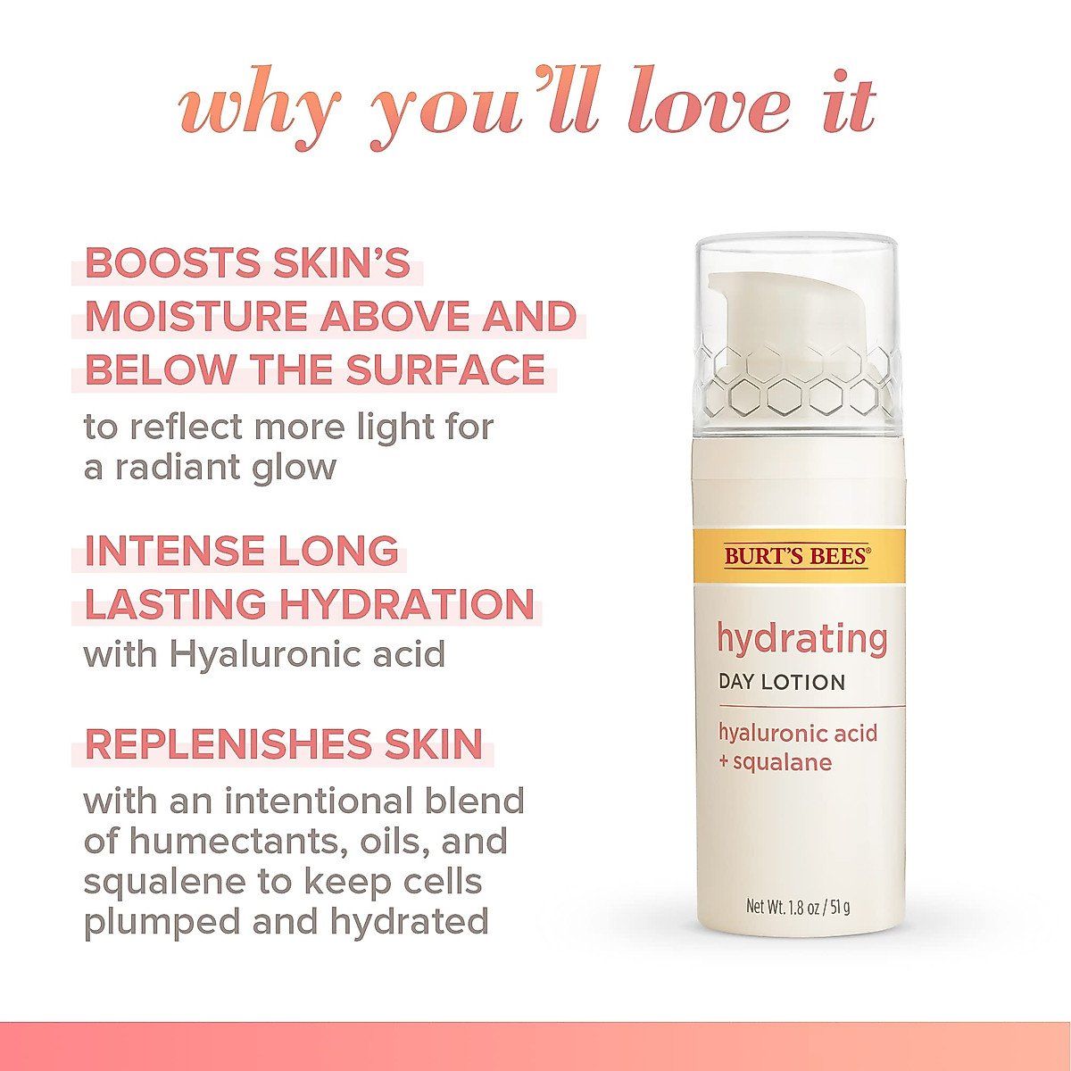 Burts Bees Truly Glowing Day Lotion - Dry Skin Unisex 1.8 oz, White, (I0115836)