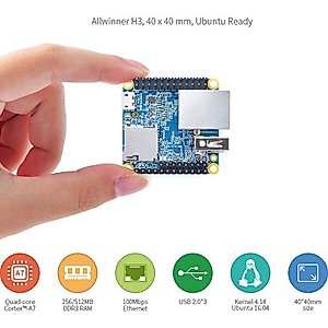 Frobea NanoPi OLED Display+Metal Case Kit H3 Development Board 512MB DDR3 RAM Openwrt Armbian