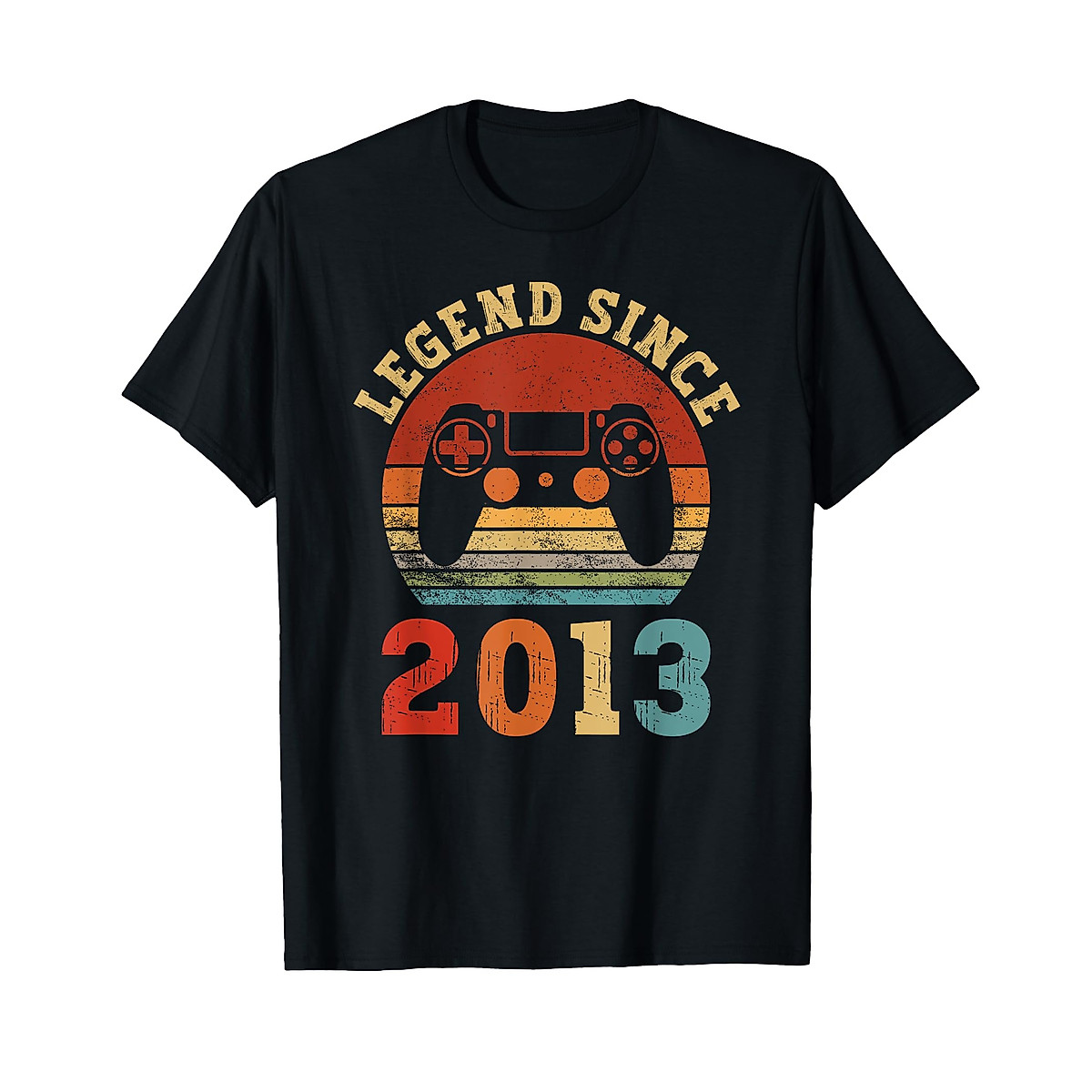 Legend Since 2013 11 Year Retro Vintage Gaming 11th Birthday T-Shirt