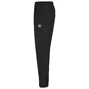 Umbro Double Diamond Interlock Pant, Black, Adult Medium