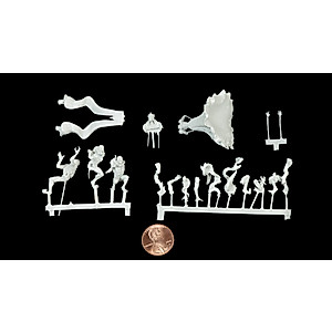 DUNGEON CRAFT Unpainted Miniatures, Compatible with DND, RPG, Tabletop Games, Roleplaying Figures for Your Dungeons & Dragons Quest, Mini Gaming Action Figures (Alenthriel- Mistress of Brutality)