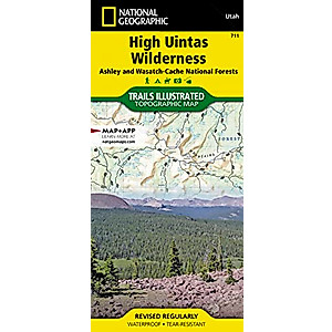 High Uintas Wilderness Map