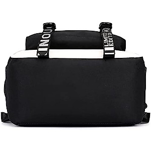 Anzeho Anime Attack on Titan Backpack Wings of Freedom Laptop Backpack Fit 15.6 Inch Schoolbag Bookbag Work Bag with USB Charging Port, Black-1