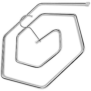 Zerodeko Blanket Rack Spiral Clothes Hanger Quilt Drying Rack Spiral Cloth Hanger Blanket Sheet Hanger Space- Saving Quilt Organizer for Bed Linen Clothing Spiral Clothing Hanger Stocking Hangers