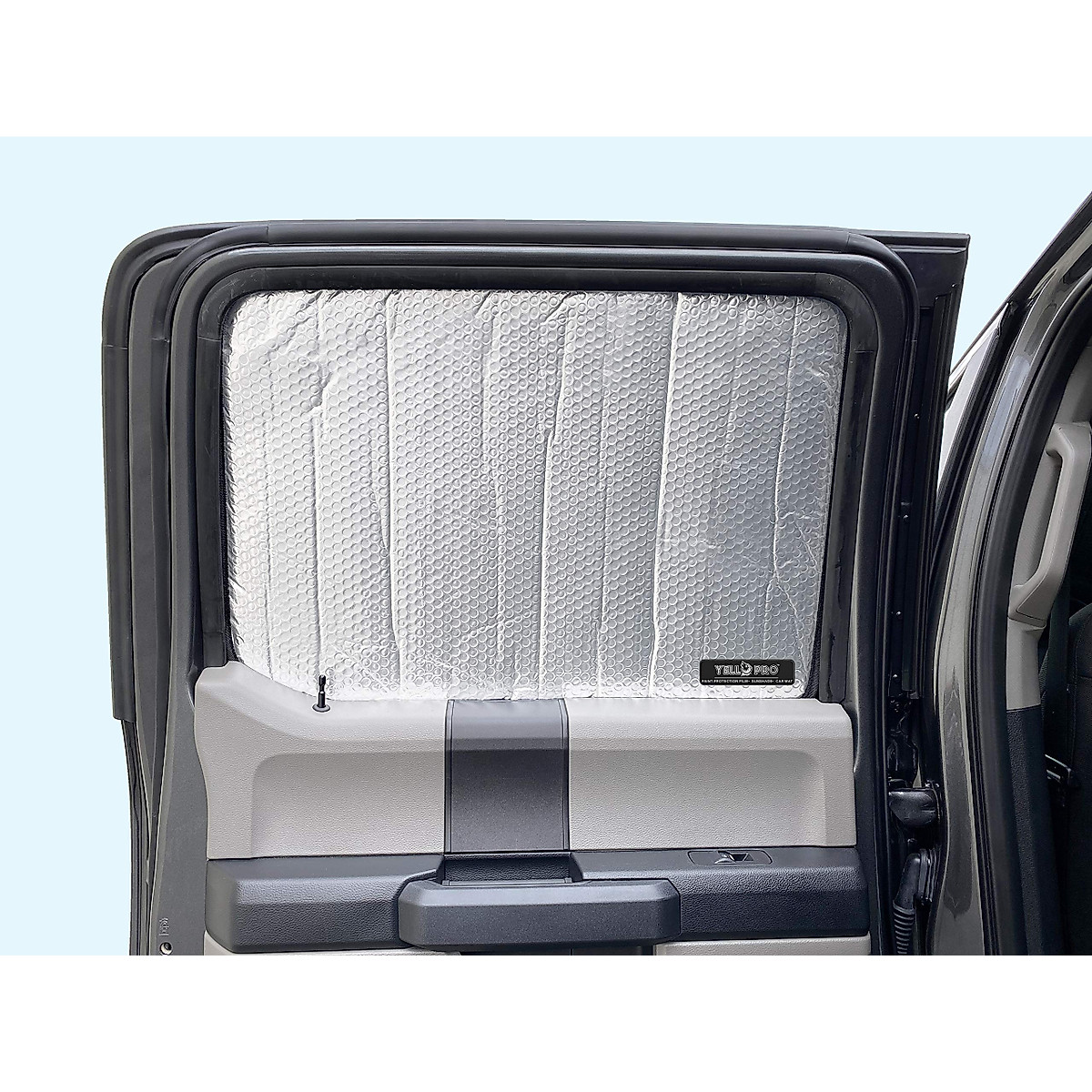 Side Window Rear Seat 2nd Row Sunshade for 2017 2018 2019 2020 2021 2022 Ford Super Duty F-250 F-350 F250 F350 - Super Crew Cab 4Dr 4Door - XL XLT Lariat King Ranch, Platinum Pickup (2pcs)