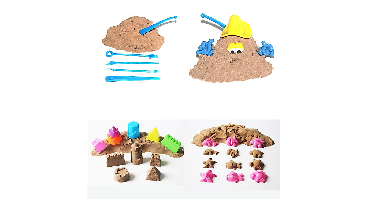 MUKOOL 42pcs Sand Molding Tools Set for Fun Creativity