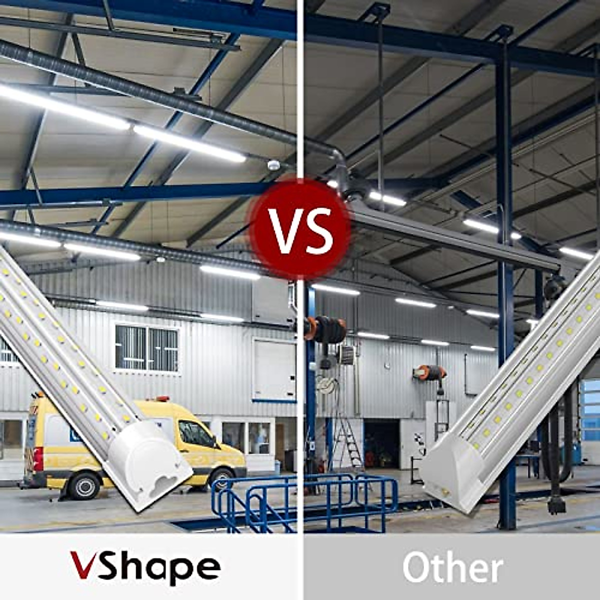 (10 Pack) 8FT LED Shop Light, 100W 13000LM 6000K, Super Bright White, T8 LED Tube Light, No RF & FM Interference Linkable Shop Light, 8 Foot LED Shop Lights for Garage, Shop, Hardwired Installation