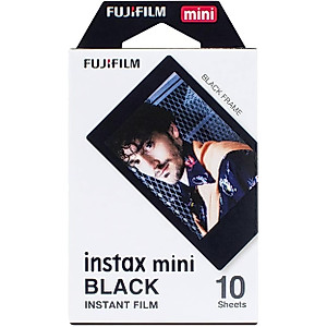 Fujifilm Instant Mini Black Frame Film BluebirdSales Starter Kit (2 Pack) 20 Exposures