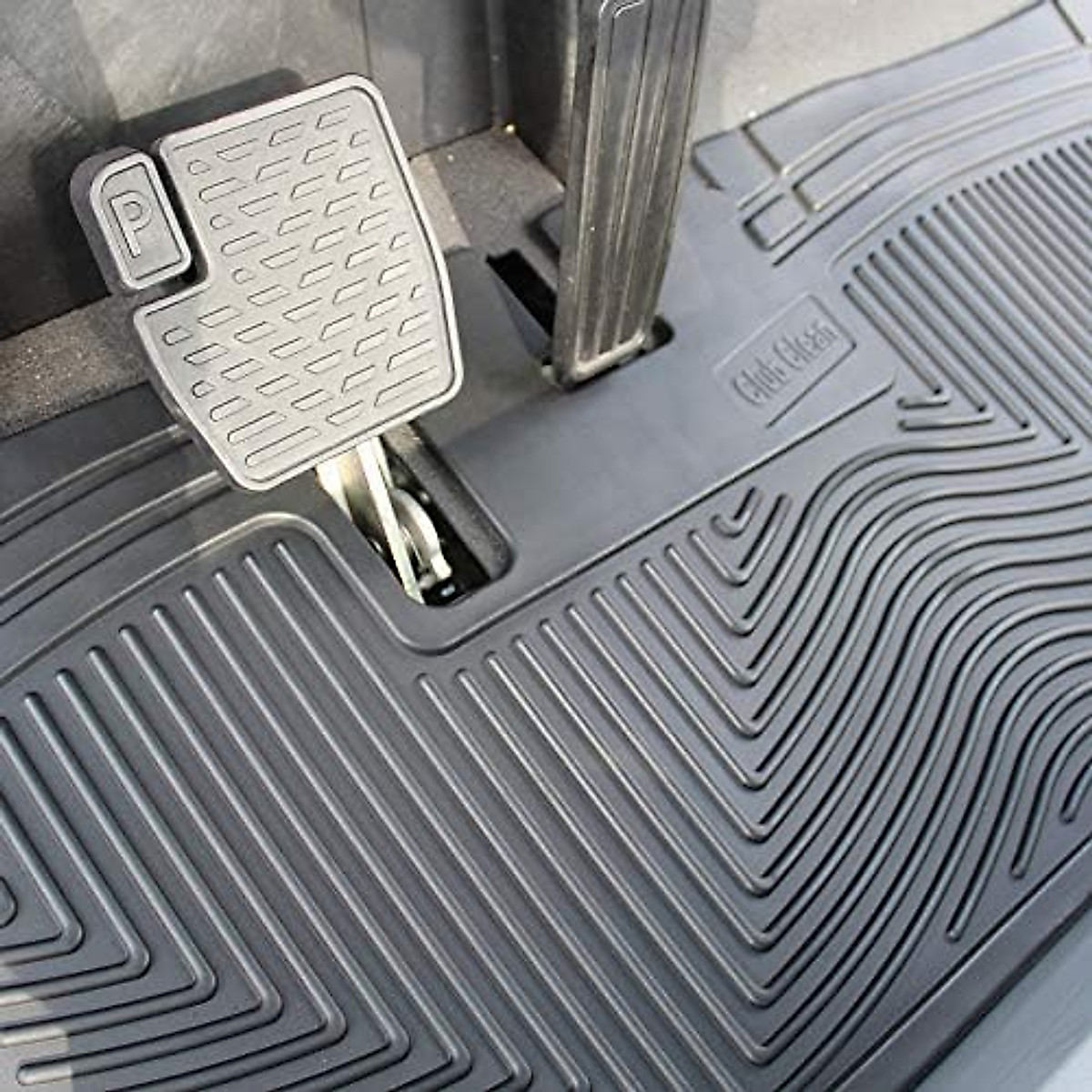 Shield Family/Club Clean Golf Cart Floor Mat - Fits Yamaha Model - New and Improved - Only Golf car Mat to Meet 6 ASTM Standards- Industry Standard Golf Cart Mat- Golf Car Mat 8mm Thick - Patented