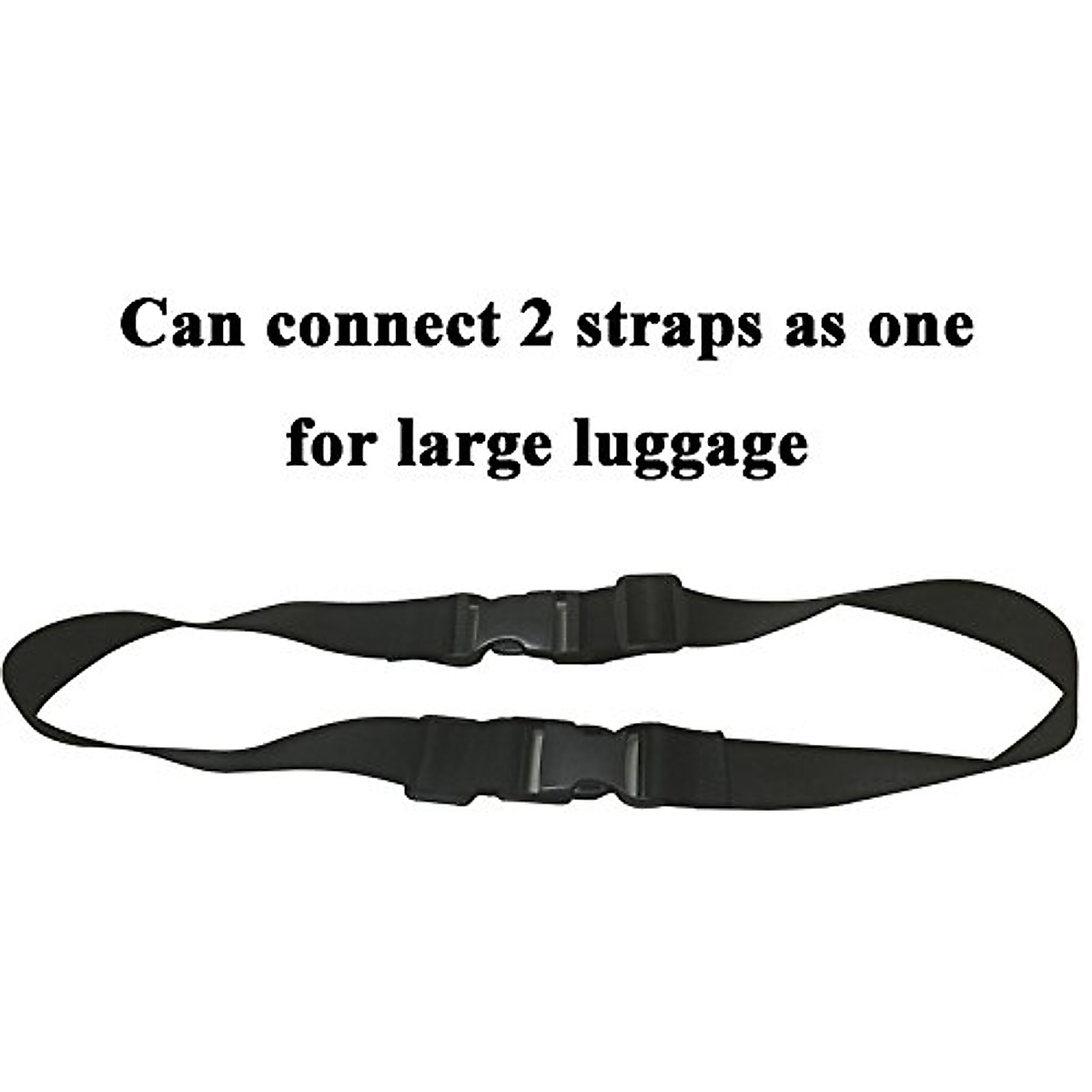 2pcs Two Add a Bag Luggage Set Strap Travel Luggage Suitcase Adjustable Belt Travel Accessories Travel Attachment - Connect Your 3 luggages
