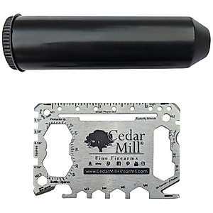 Micro, All-in-One Professional 9mm Pistol Cleaning Kit - 357, 380, 38, 40, 44 mag, 45 Swivel Handle, 2 Rods, 3 Clean Brushes – Premium Steel & Nylon with Durable Lifelong Construction + Deluxe X-Tool