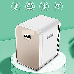 YAARN Small Fridge for Bedroom Mini Fridge 13.5L Can Portable Personal Small Refrigerator Compact Cooler and Warmer for Food Bedroom Dorm Office Car