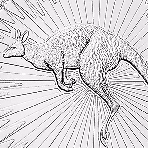 2023 P 1 oz Australian Kangaroo Silver Bullion Coin Brilliant Uncirculated with Certificate of Authenticity $1 Seller BU