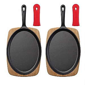 Tramontina Cast Iron Fajita Set, 2-pack