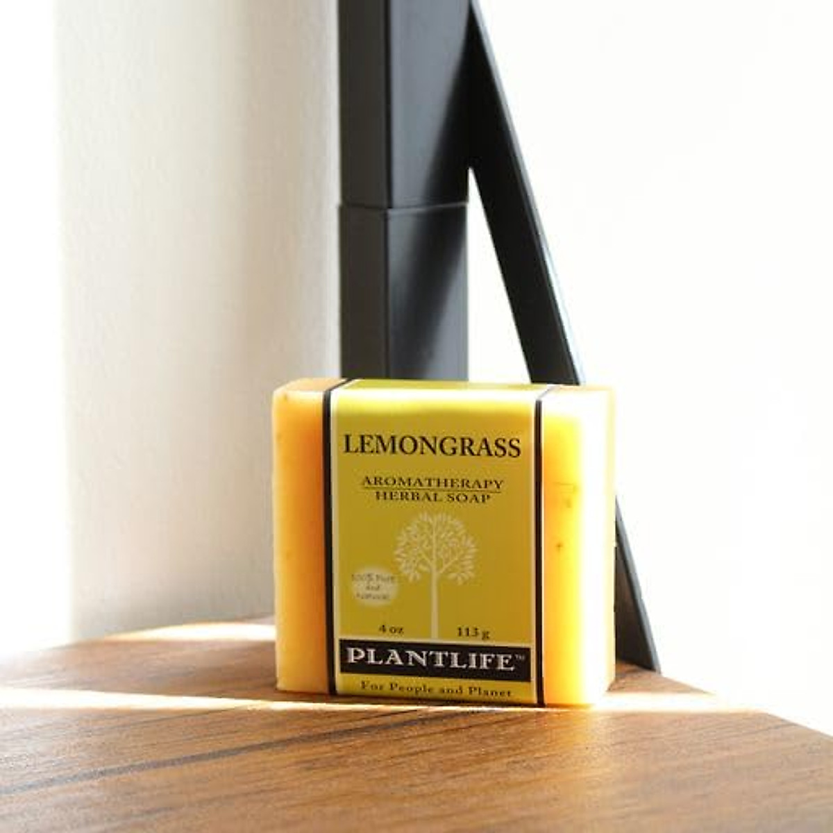 Plantlife Lemongrass Bar Soap - Moisturizing and Soothing Soap for Your Skin - Hand Crafted Using Plant-Based Ingredients - Made in California 4oz Bar