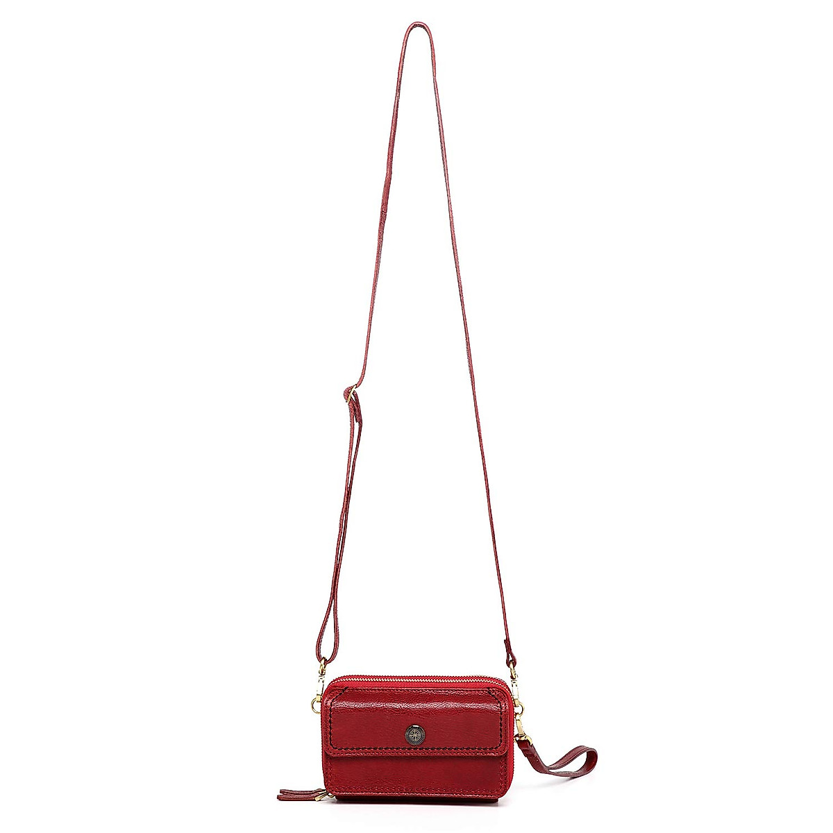 OLD TREND Genuine Leather Northwood Convertible Wallet (Red)