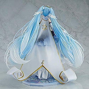 Good Smile Character Vocal Series 01: Hatsune Miku Snow Princess Version 1: 7 Scale PVC Figure,Multicolor,G94134