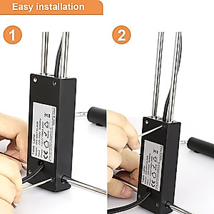 DINGLILIGHTING DLLT Metal LED Desk Lamp, Adjustable Eye-Caring Architect Table Lamp, Modern Small Tall Reading Lamp for Bedroom, Study Room & Office Work Lighting (Silver)