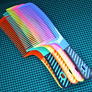 zYoung 5 Pcs Combs for Women, Tooth Comb Set, Styling Essentials Round Comb with Handle