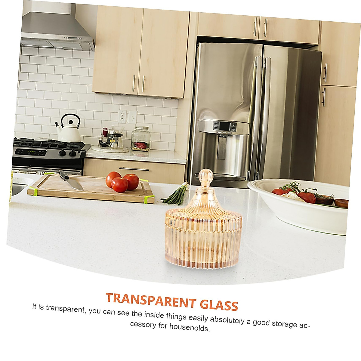 FELTECHELECTR Candy Dish with Lid Covered Candy Bowl Swab Bottle Decorative Storage Jar Ideal for Elegant Candy Container for Sweets and Treats