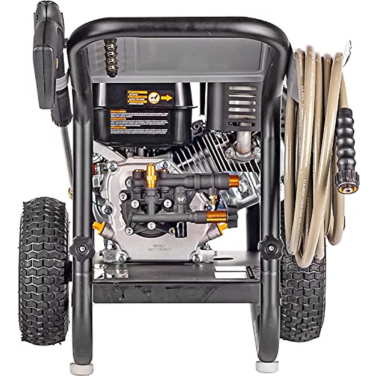 Simpson Cleaning MS61085 MegaShot 3400 PSI Gas Pressure Washer, 2.5 GPM, Kohler SH270, Includes Spray Gun and Extension Wand, 5 QC Nozzle Tips, 5/16-in. x 25-ft. MorFlex Hose, Black