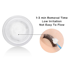 BEYELIAN Eyelash Extension Remover Cream, Professional Lash glue Cream Remover, Mild No Stimulation Lash Extension Remover, Fast Dissolution, No Damage to Natural Lahes- Original 5g