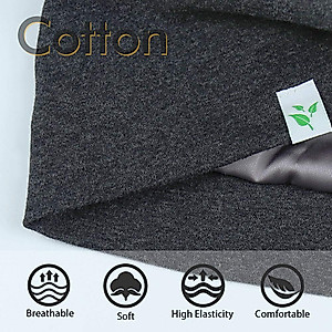 Winitas Satin Lined Sleep Cap for Men with Curly Hair Dreadlocks