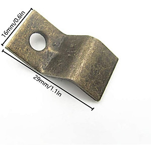 Table Top Fasteners with Screws, Desk Top Fasteners, Heavy Duty Table Top Connectors/Table Clips/Table Top Brackets, Set of 20 Packs (Include 20 Clips and 20 Screws)