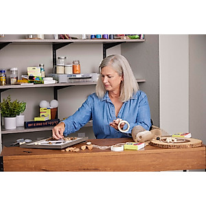 Glue Dots, Clear, Double-Sided Craft Dots, 1/2, Roll of 200 (08165E)