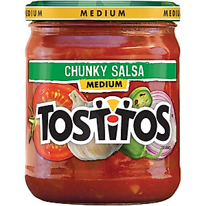 Tostitos, Medium Chunky Salsa, 15.5 Ounce (Pack of 4)